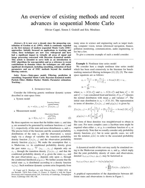 Pdf An Overview Of Existing Methods And Recent Advances In Sequential