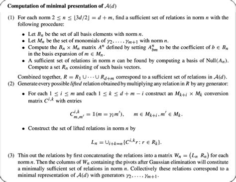 On Generators And Relations Of The Rational Cohomology Of Hilbert Schemes Journal Of Algebraic