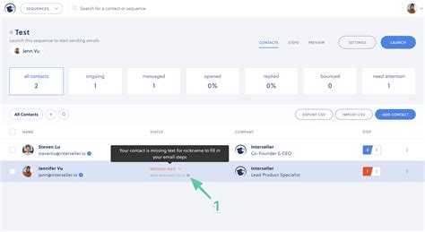 Fix Missing Info Contact Errors Interseller Knowledge Base