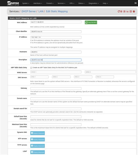 Pfsense Configurar Dhcp Server Blog Virtualizacion