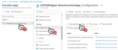 Securing App Settings With Azure Functions CatiaWidgets