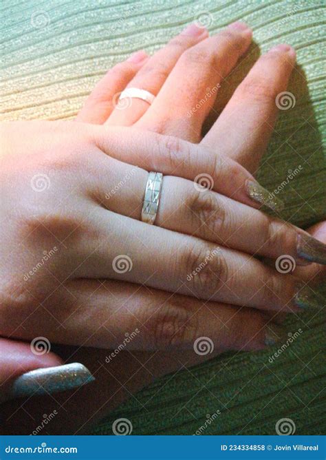 Wedding Ring Aesthetic Stock Photo Image Of Skin Finger