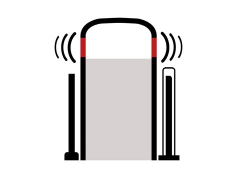 Premium Vector Antitheft Alarm Detector At The Shopping Center Or Supermarket Entrance With A