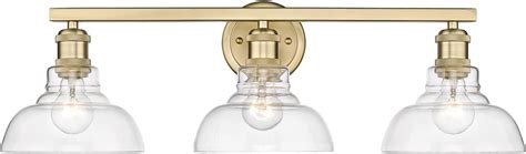 Golden Lighting BA BCB CLR Carver Modern Brushed Champagne Bronze Light Vanity Light
