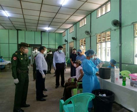 ရန်ကုန်တိုင်းဒေသကြီး စီမံအုပ်ချုပ်ရေးကောင်စီ ဥက္ကဌ ဦးလှစိုး အ ထ က လှည်းကူး ၌ ကိုဗစ် ၁၉ ရောဂါ ကာက