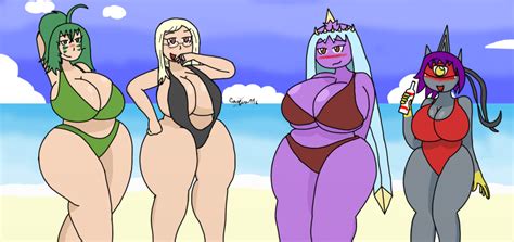 Rule 34 Aegislash Animate Inanimate Anthro Beach Big Breasts Bikini