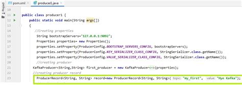 creating kafka producer in java javatpoint