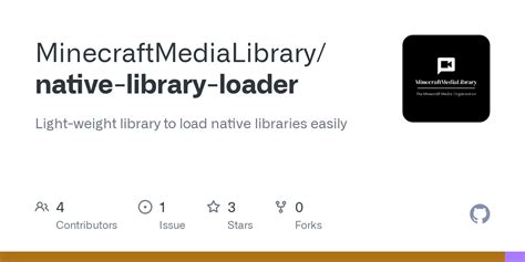 Github Minecraftmedialibrary Native Library Loader Light Weight Library To Load Native