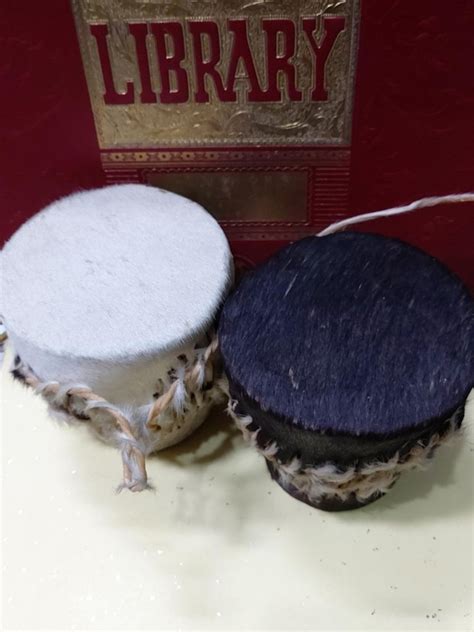 아프리카 전통 작은드럼 2개 헬로마켓