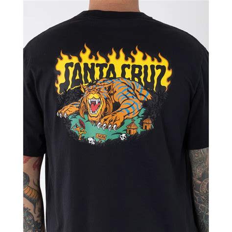 Santa Cruz Salba Tiger Redux Mens Box Fit T Shirt Shopee Malaysia