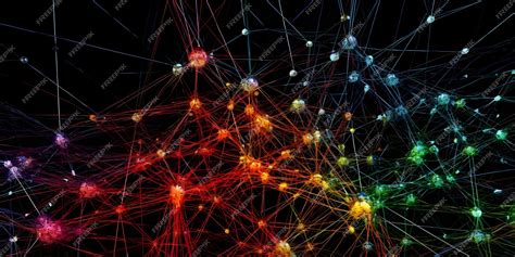 Premium Ai Image Neural Network And Artificial Intelligence Illustration Generative Ai