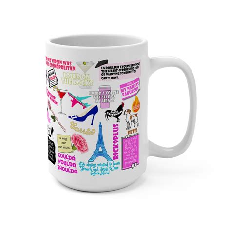 Sex And The City Coffee Mug Sex In The City Gift New York City Carrie Bradshaw Quotes Samantha