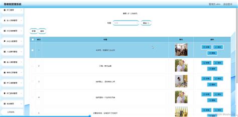 Springboot毕设项目敬老院管理系统c v qjava VUE Mybatis Maven Mysql CSDN博客