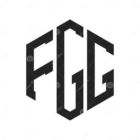 Fgg Logo Design Initial Letter Fgg Monogram Logo Using Hexagon Shape