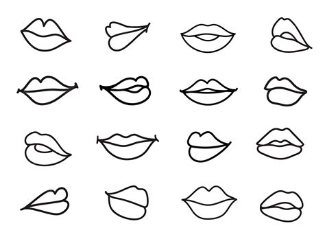 Female Lips Sketch
