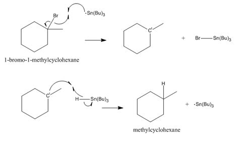 A The Reagent Tributyltin Hydride Bu3 Sn H Brings About Quizlet