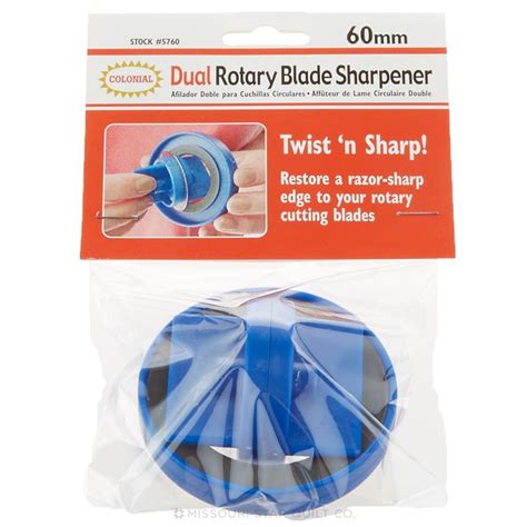 Rotary Blade Sharpener 60mm Colonial Needle Company — Missouri Star