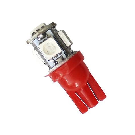 Foco De Pellizco 5 Led Smd Rojo