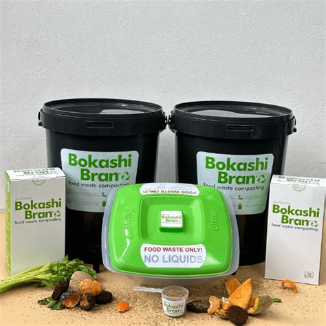 Super Charged Starter Kit 2 Buckets 2 Bokashi Counter Container Scoop Green Planet Organics