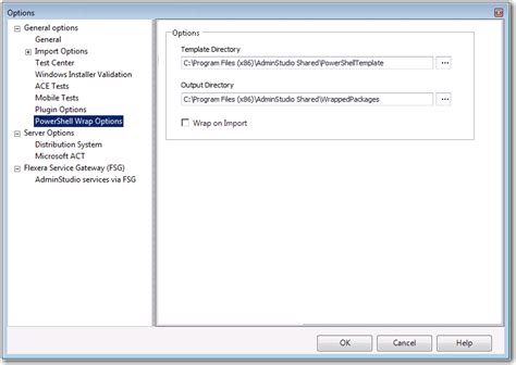 Setting PowerShell Wrap Options
