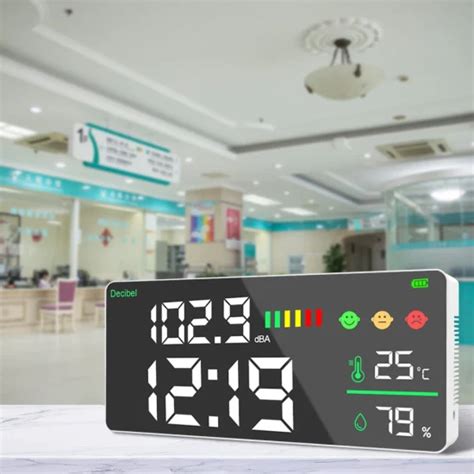 Display Decibel Meter 30~130 Dba Humidity And Temperature Meter