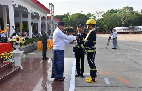 မရမ်းကုန်းမြို့နယ်နှင့် ပုသိမ်မြို့တို့၌ ၇၈ နှစ်မြောက် မြန်မာနိုင်ငံမီးသတ်တပ်ဖွဲ့နေ့ အခမ်းအနားမ