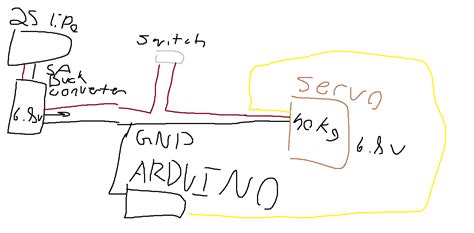 weak servo using 2s lipo and arduino r arduino
