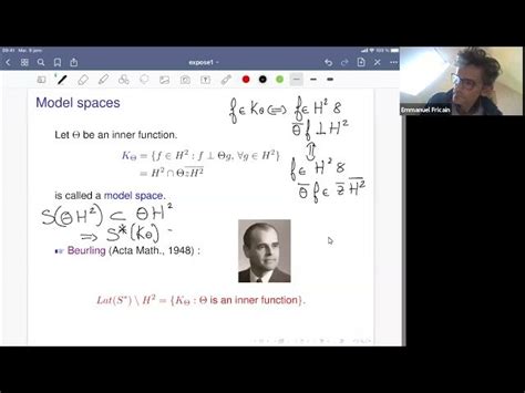 Free Video Mini Course On Truncated Toeplitz Operators Part 1 From Fields Institute Class