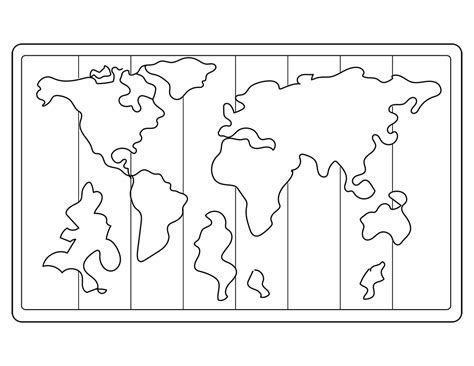 Printable Map Coloring Page Free Coloring Page Printable
