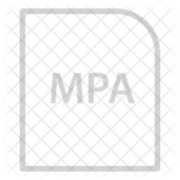 Mpa File Icon Download In Line Style