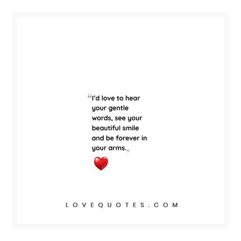 Forever In Your Arms Love Quotes