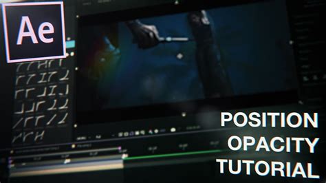 Position Opacity Tutorial On After Effects Irl Youtube