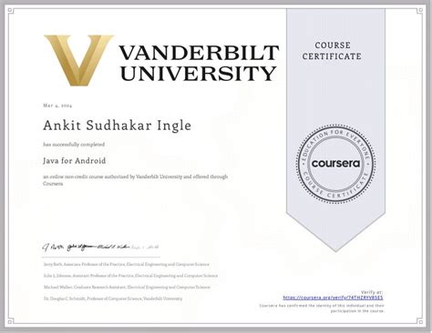 Ankit Ingle On Linkedin Androiddevelopment Coursera
