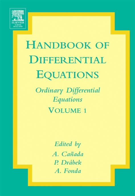 Handbook Of Differential Equations Ordinary Differential Equations Premiumjs Store