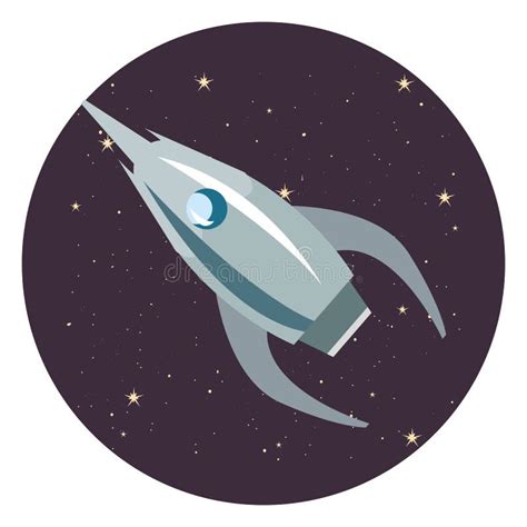 Rocket Spaceship Silhouette Stock Illustration Illustration Of Speed Cosmos 144524924