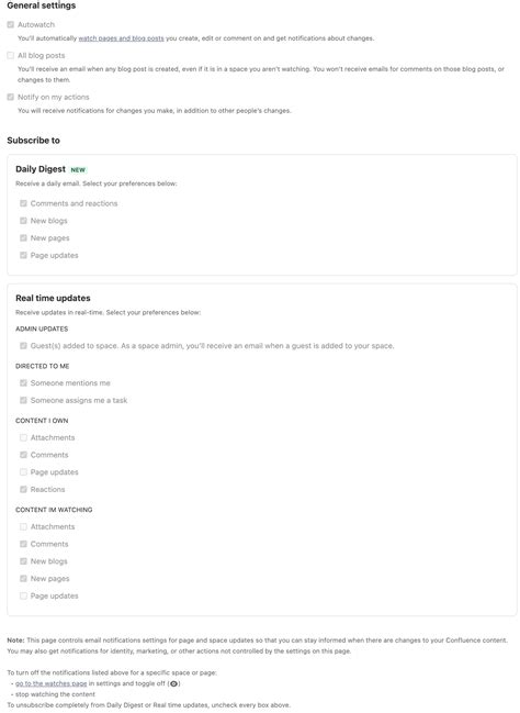 Introducing Refreshed Email Notification Settings Atlassian Community