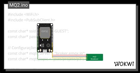 Mq2 Gas Sensor Ecp Wokwi Esp32 Stm32 Arduino Simulator