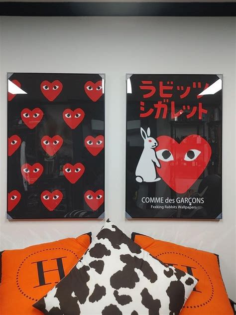 꼼데가르송 로고 하트 초대형 팝아트 그림 액자 대형 헬로마켓