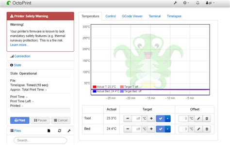 Cài đặt Octoprint Lên Raspbian Mạch Điện Lý Thú