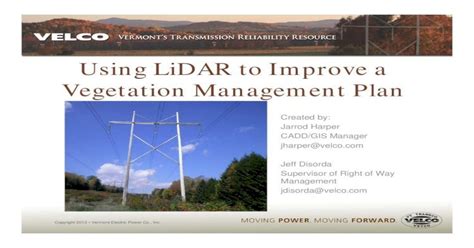 Pdf Using Lidar To Improve A Vegetation Management Plan Dokumen Tips