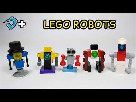How To Build LEGO MINI ROBOTS Robô de lego Ideias legais Fazer um robô