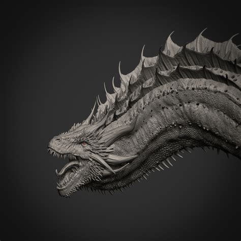 Fichier Stl Balerion La Terreur Noire・plan Pour Imprimante 3d à