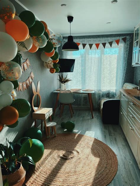 Арка из шаров на день рождения Украшение дома Домашний декор День рождения дома