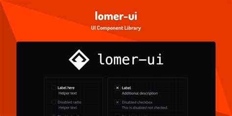 Lomer Ui Ui Component Library Made With Svelte