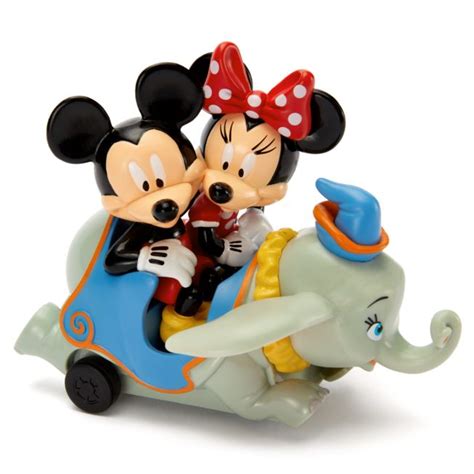 Mickey And Minnie Mouse Dumbo The Flying Elephant Pullback Toy Disney