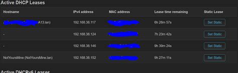 DHCP Static Lease Problems Installing And Using OpenWrt OpenWrt Forum