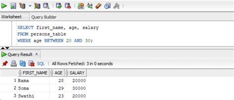 Operators In Sql