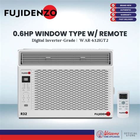 Fujidenzo 06hp Inverter Grade R32 Window Type Aircon With Remote