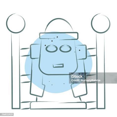 아이콘 돌 하류방 한국 기호와 관련이 있습니다 색상 별점 스타일 간단한 일러스트레이션 0명에 대한 스톡 벡터 아트 및 기타 이미지 0명 가냘픈 가정의 방 Istock