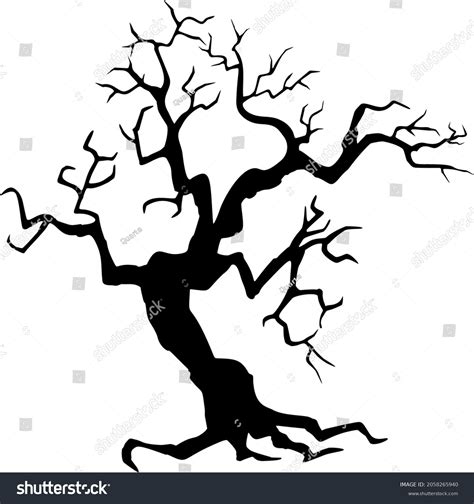370 Gnarled Tree Stock Vectors Images And Vector Art Shutterstock